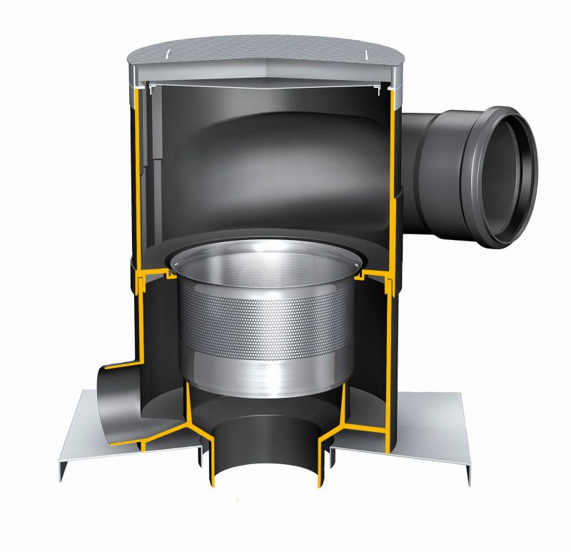 Vortex fine filter for process water and rainwater