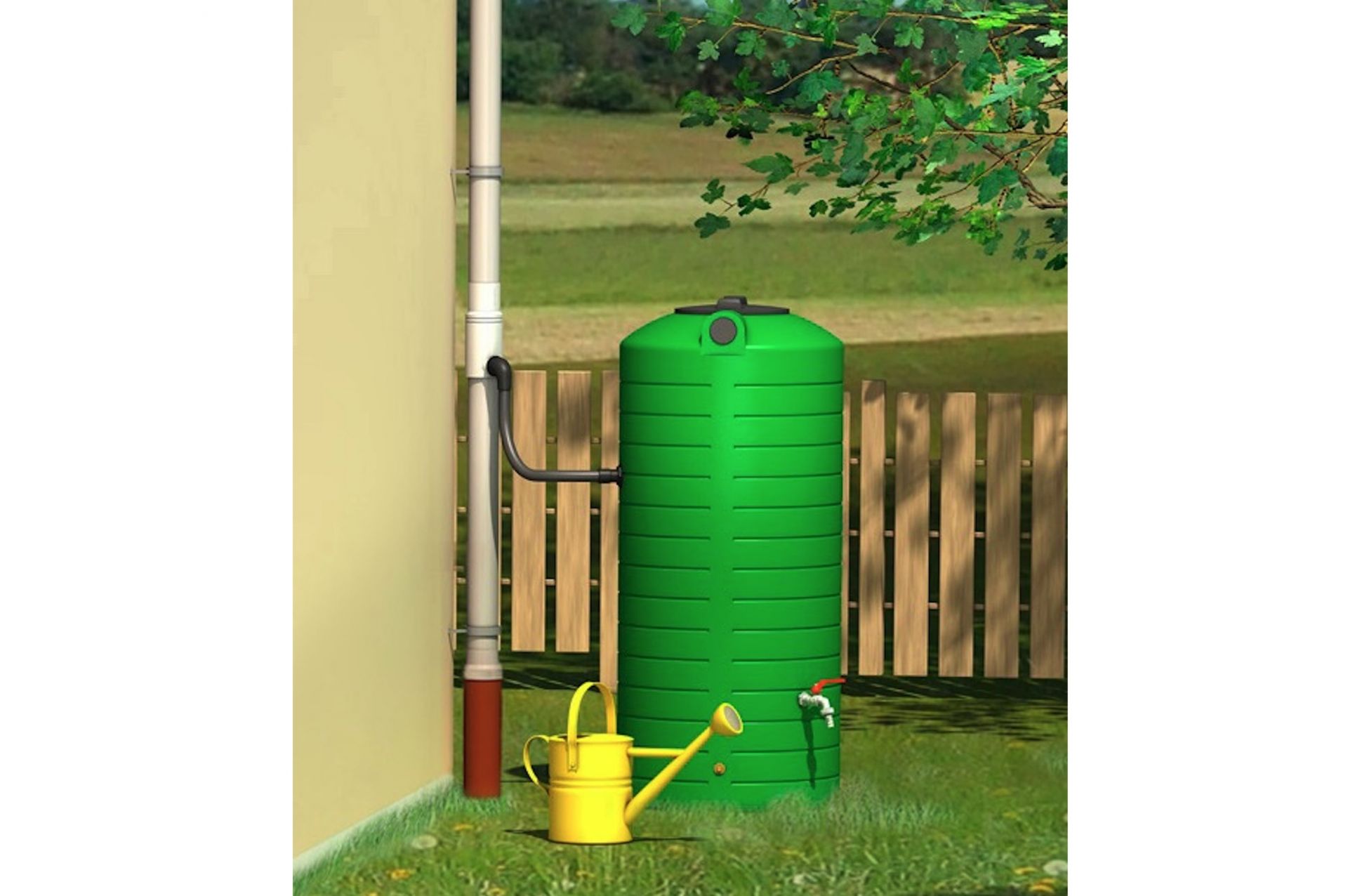 Garden rainwater collectors - environmentally friendly garden irrigation