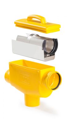 Vortex fine filter for process water and rainwater