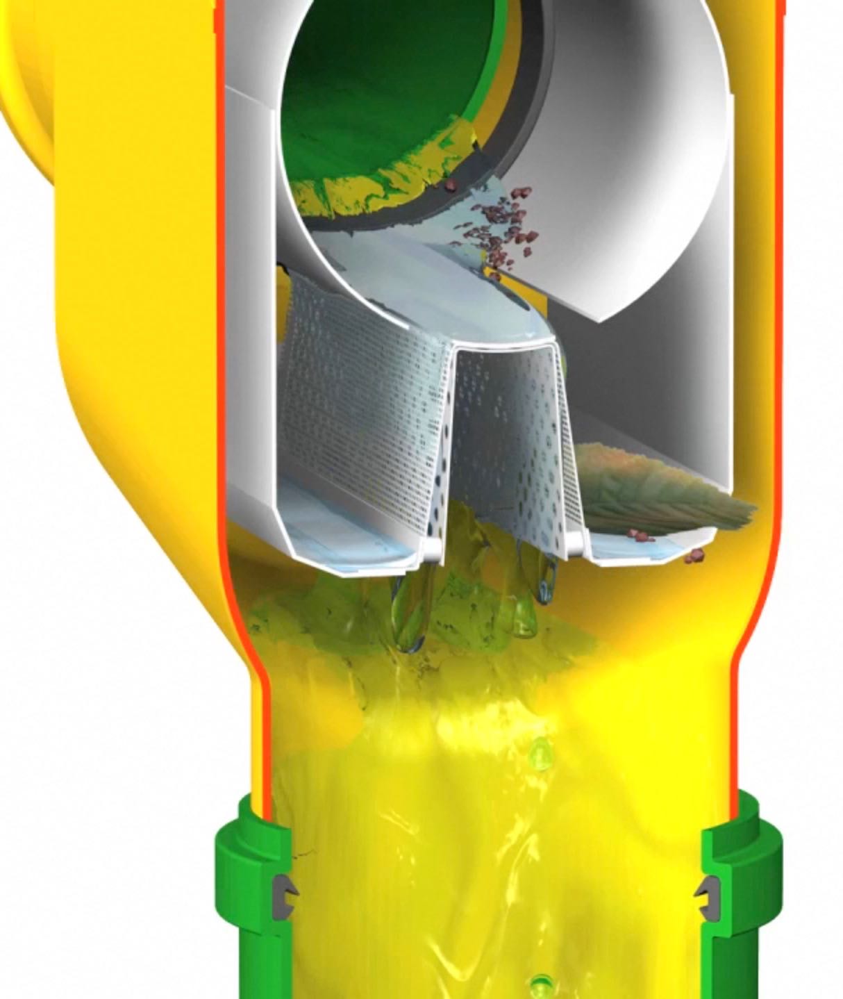 Cistern filter - Low-maintenance filter fabric