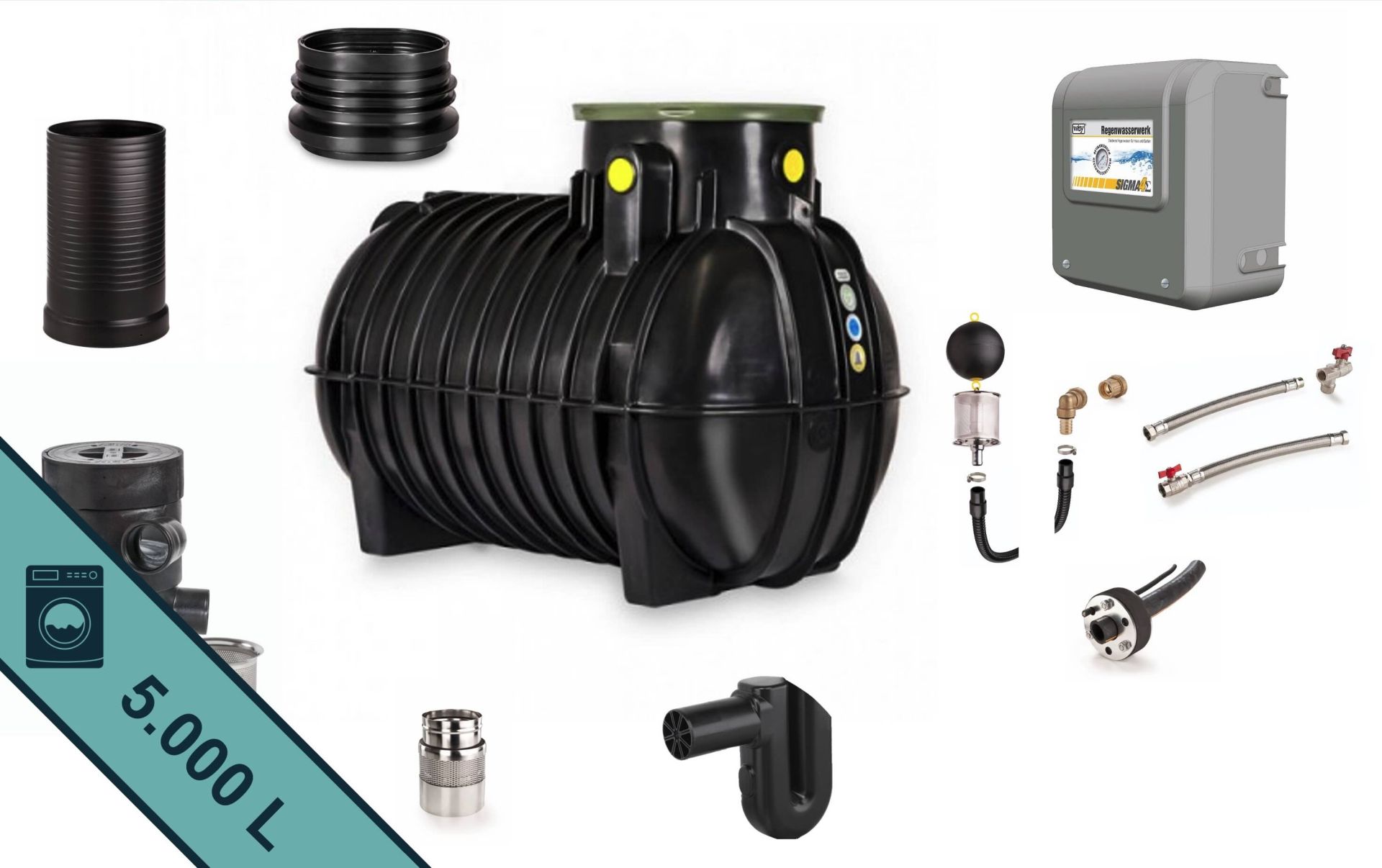 Complete rainwater systems for garden & home use | WISY